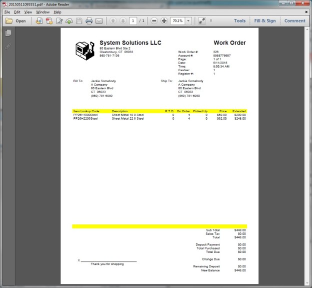 RMS Work Order to Purchase Order | The System Solutions Blog