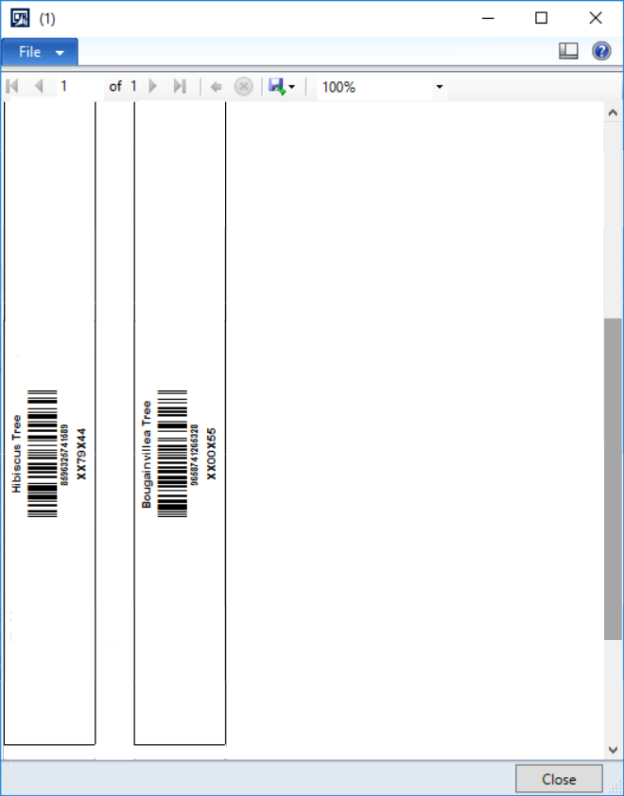Create And Print Nursery Tag Labels In Microsoft Dynamics 365 For ...